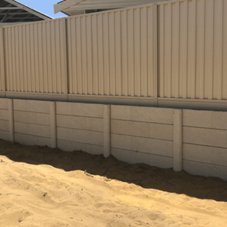 Around Retaining Wall Fence Introducing The Precast Concrete Retaining